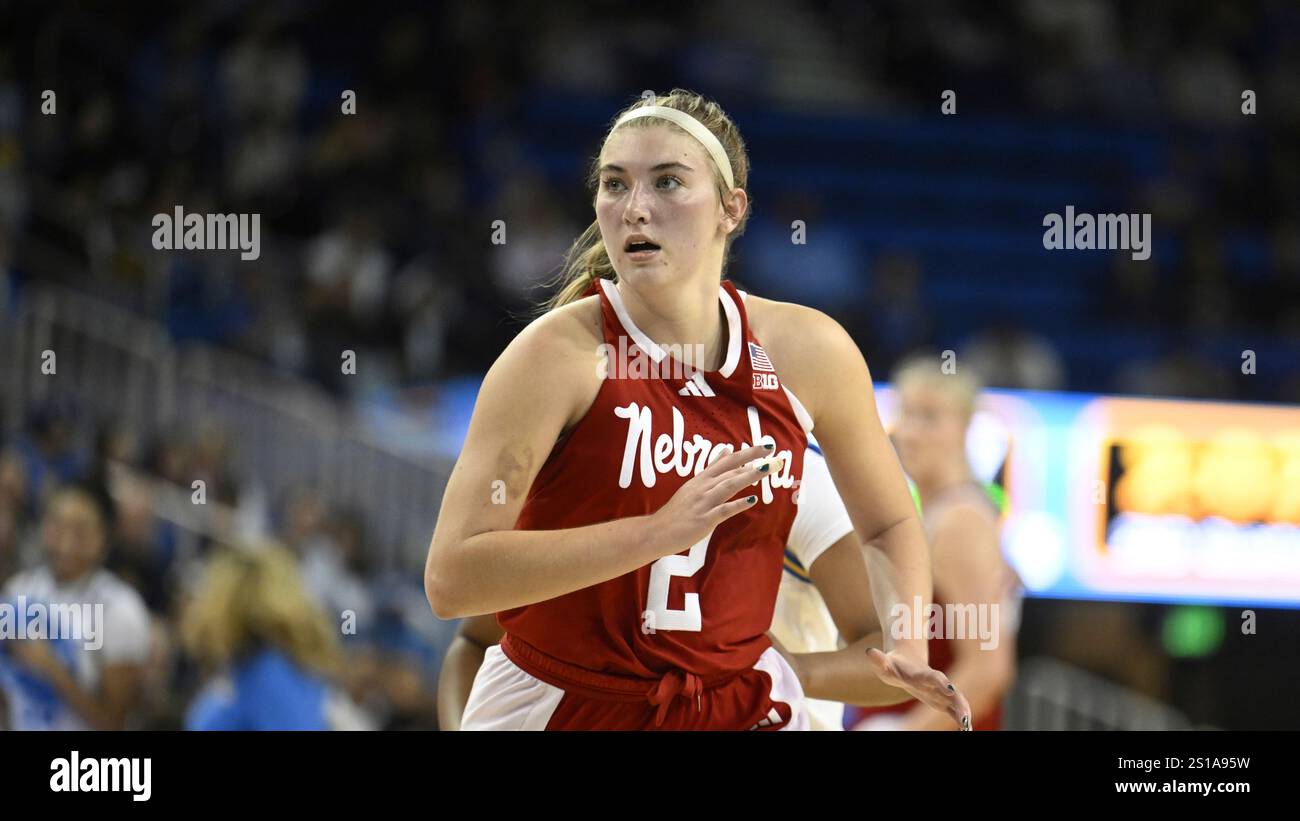Nebraska guard Logan Nissley #2 during an NCAA basketball game on ...