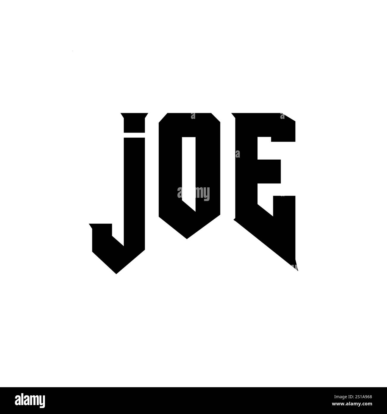 Joe logo design Stock Vector Images - Alamy