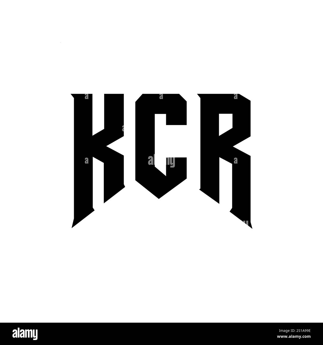 Kcr logo design Stock Vector Images - Alamy
