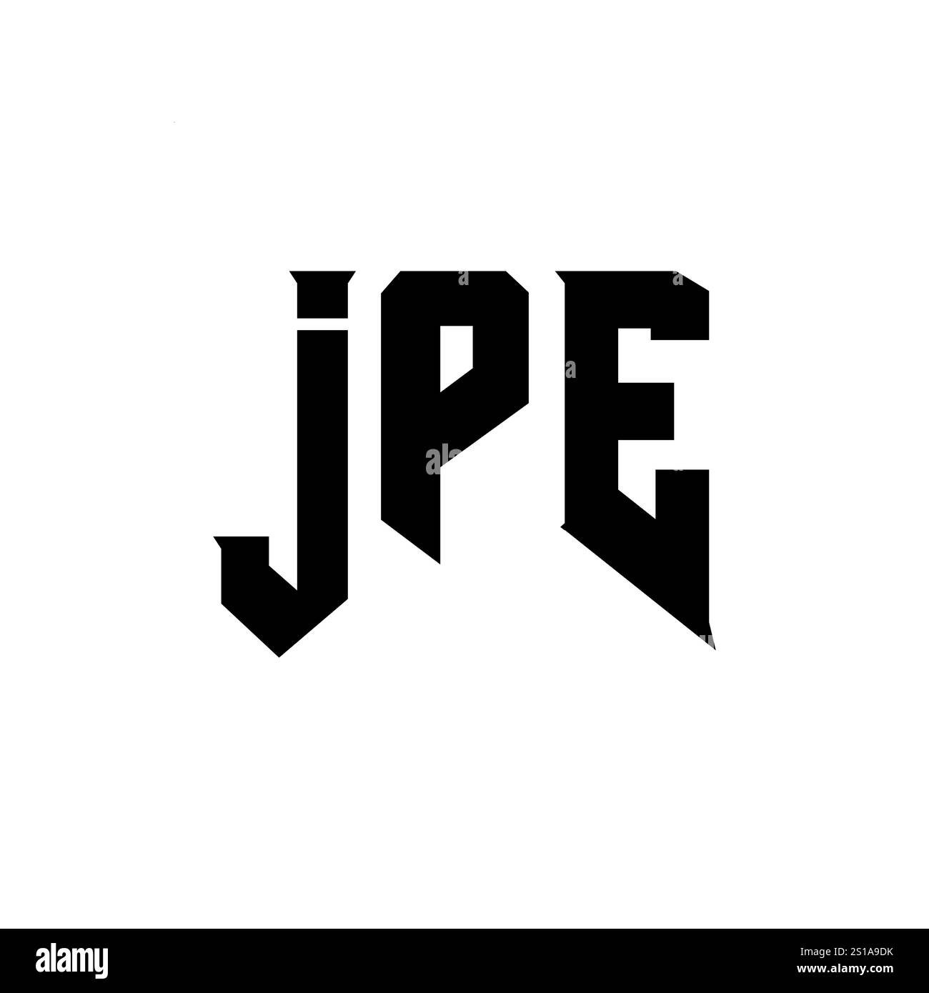 Jpe logo design Stock Vector Images - Alamy