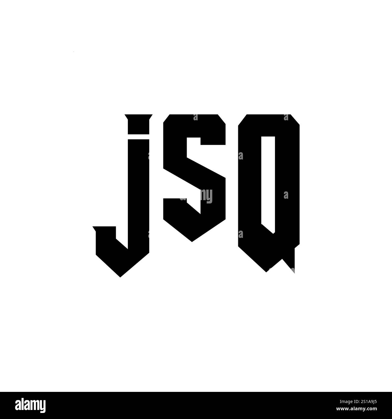 Jsq logo design hi-res stock photography and images - Alamy