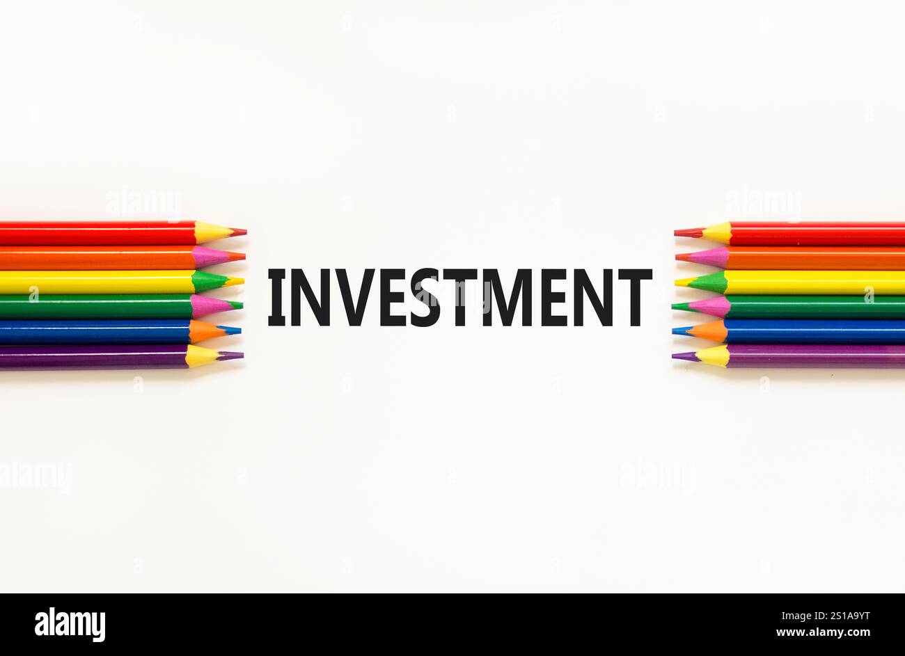 Investment symbol. Concept word Investment on beautiful white paper ...