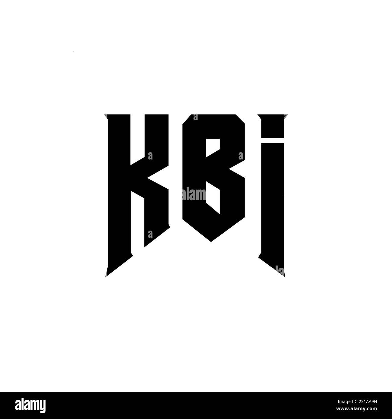 KBI letter logo design for technology company. KBI logo design black ...
