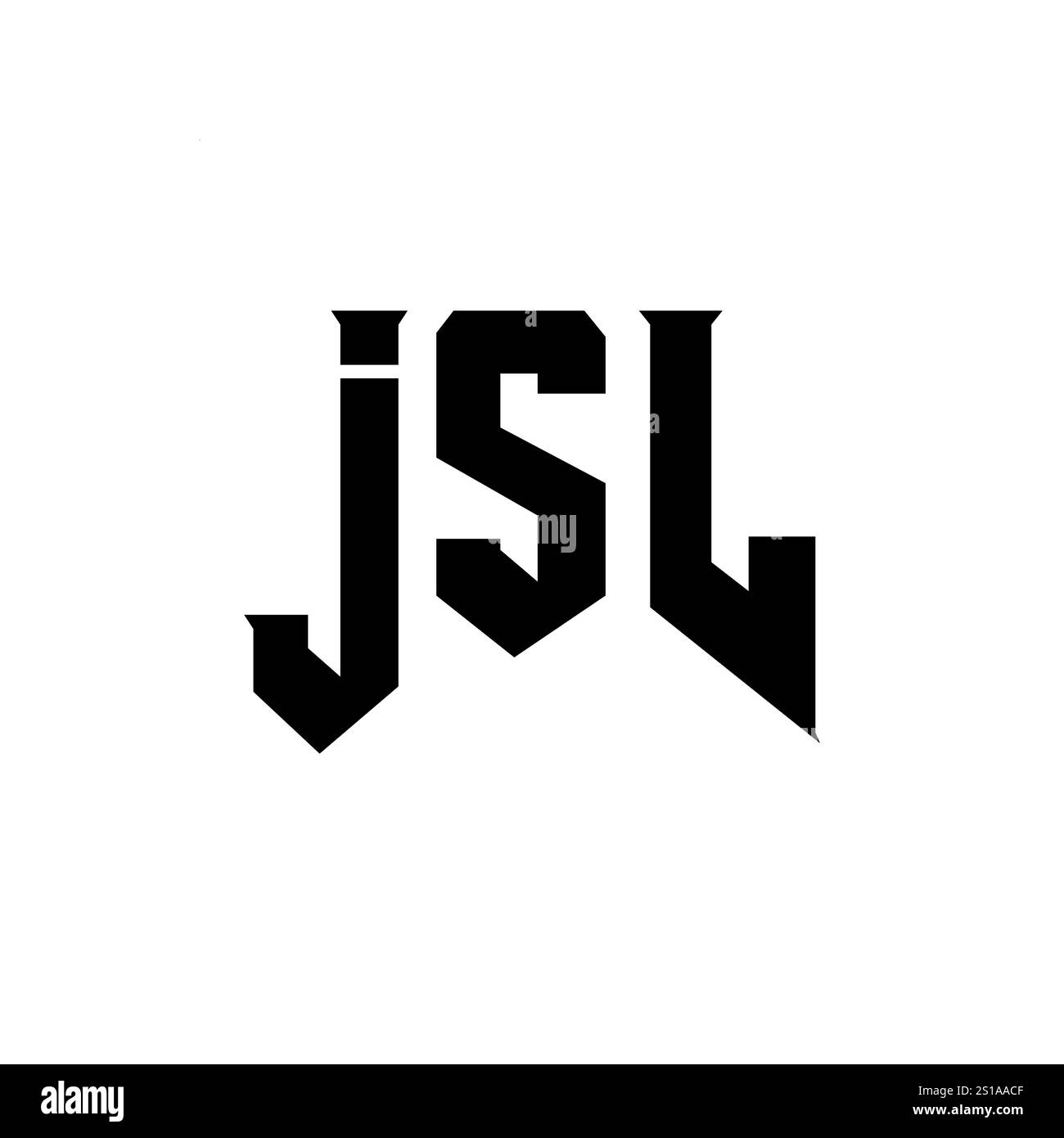 JSL letter logo design for technology company. JSL logo design black ...