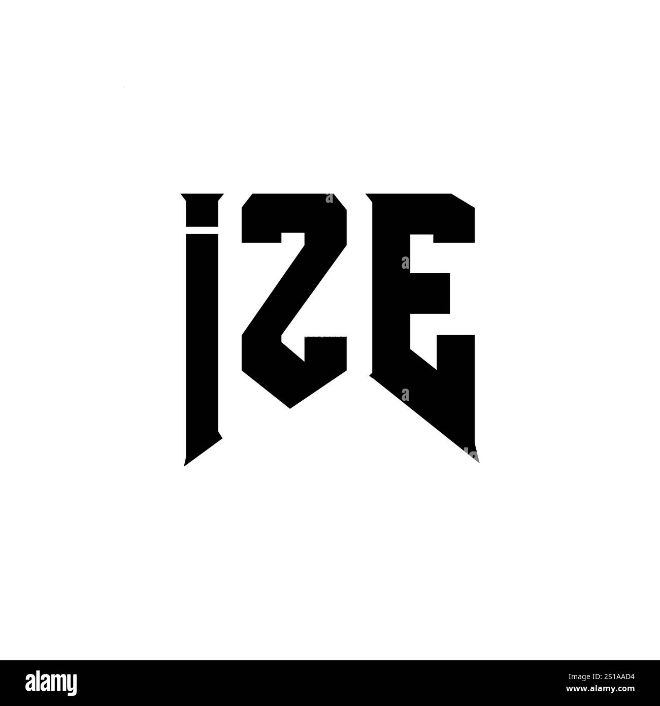 Ize logo design Stock Vector Images - Alamy