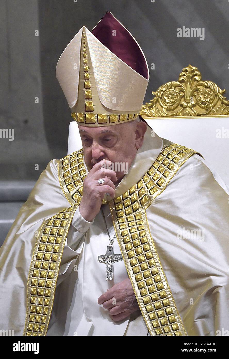 Vatican City State, Vatikanstadt. 31st Dec, 2024. Pope Francis ...