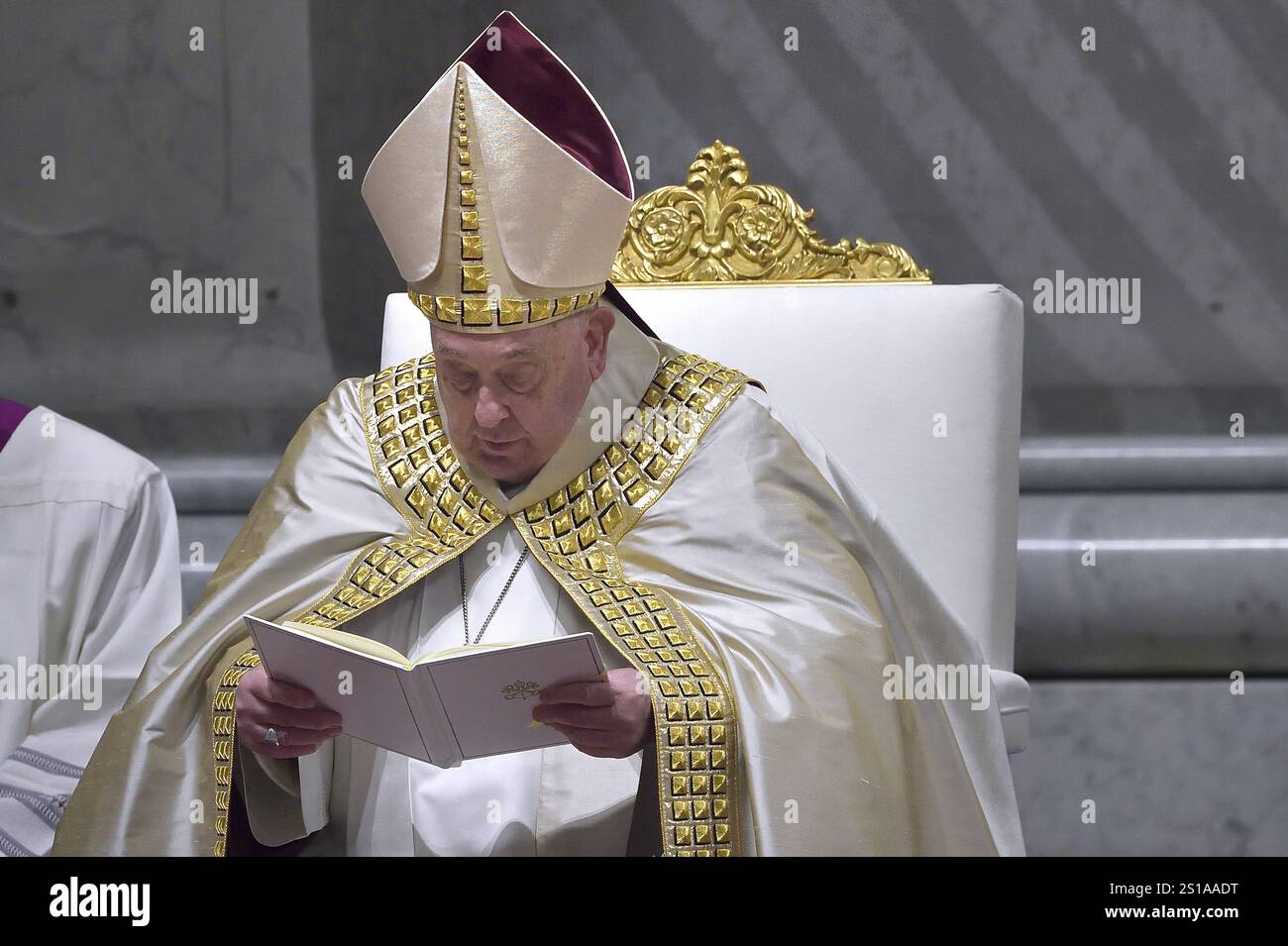 Vatican City State, Vatikanstadt. 31st Dec, 2024. Pope Francis ...