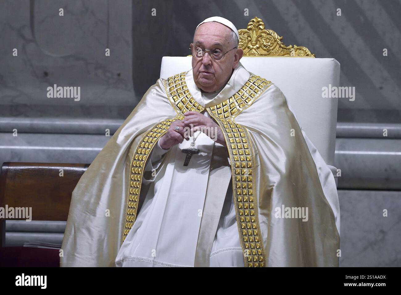 Vatican City State, Vatikanstadt. 31st Dec, 2024. Pope Francis ...