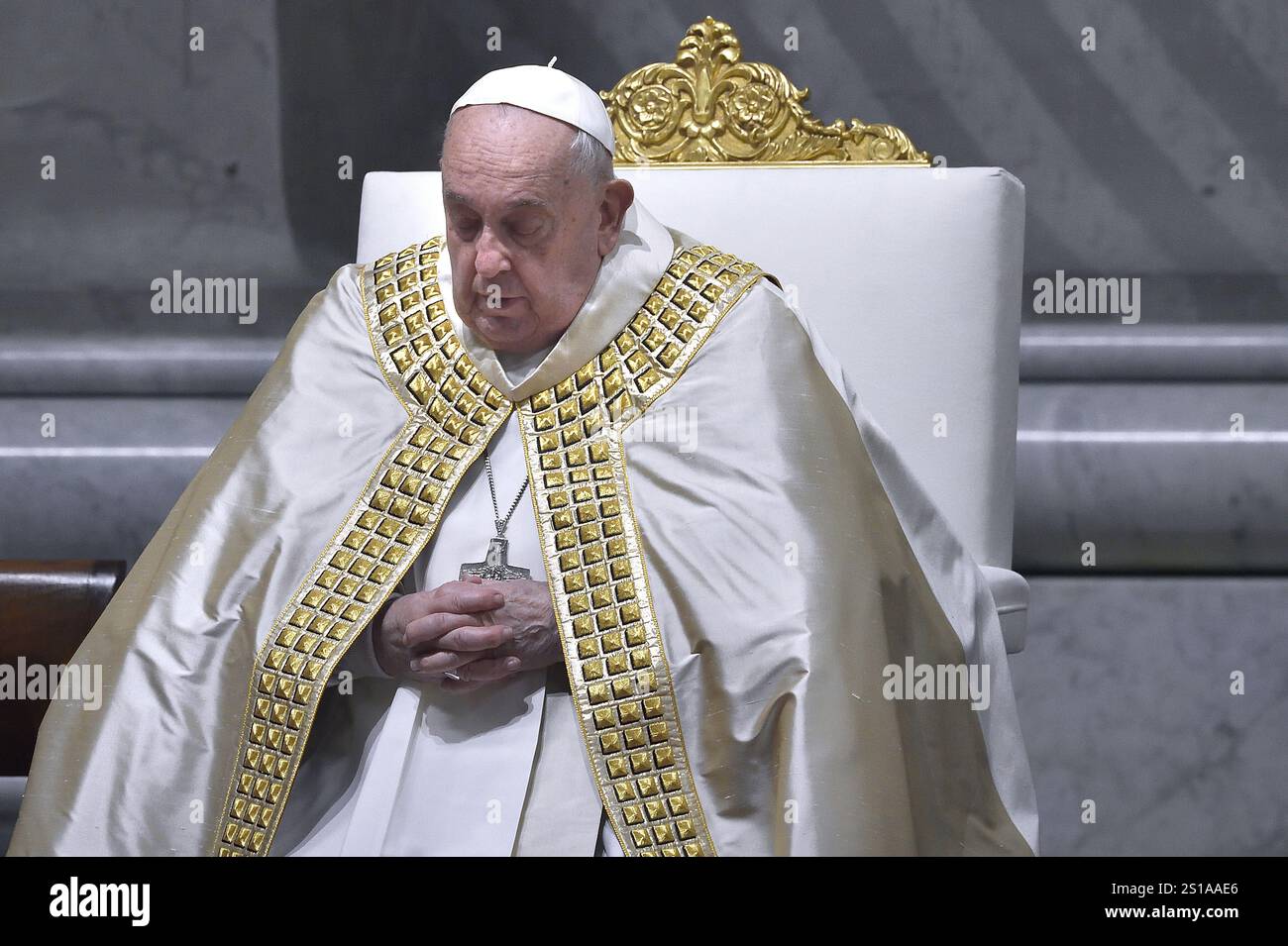 Vatican City State, Vatikanstadt. 31st Dec, 2024. Pope Francis ...