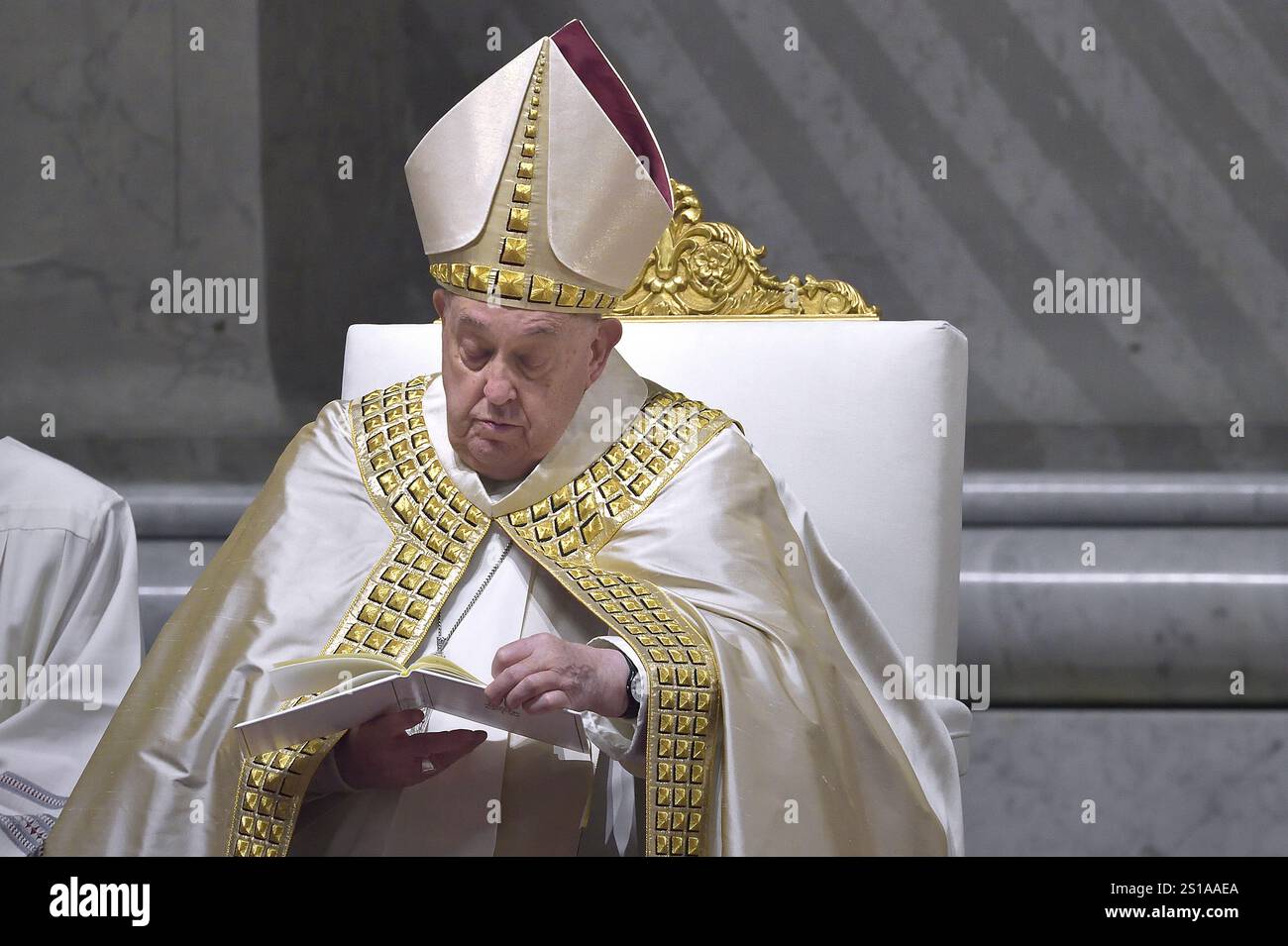 Vatican City State, Vatikanstadt. 31st Dec, 2024. Pope Francis ...