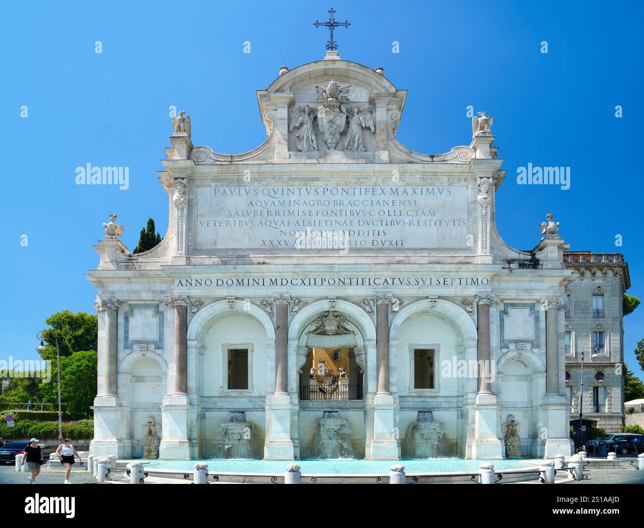 Frontal view,Fontana Paola ,Fontana dell' Acqua Paola,Architects ...