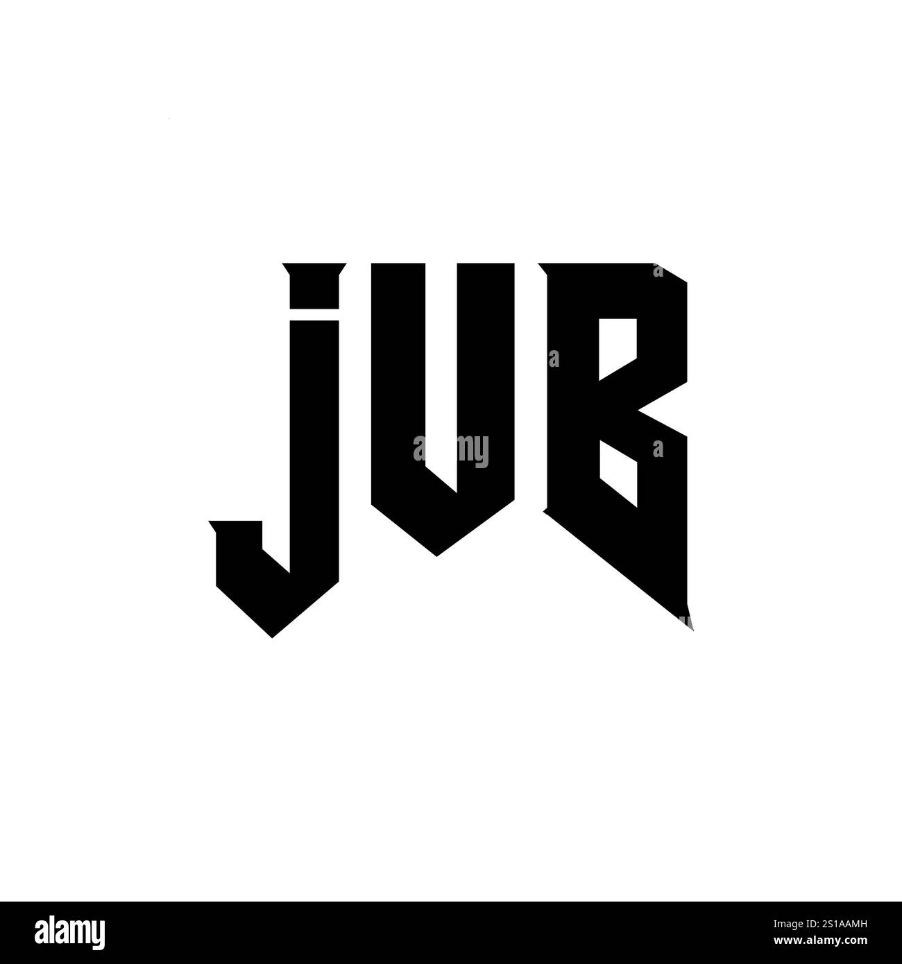 JUB letter logo design for technology company. JUB logo design black ...