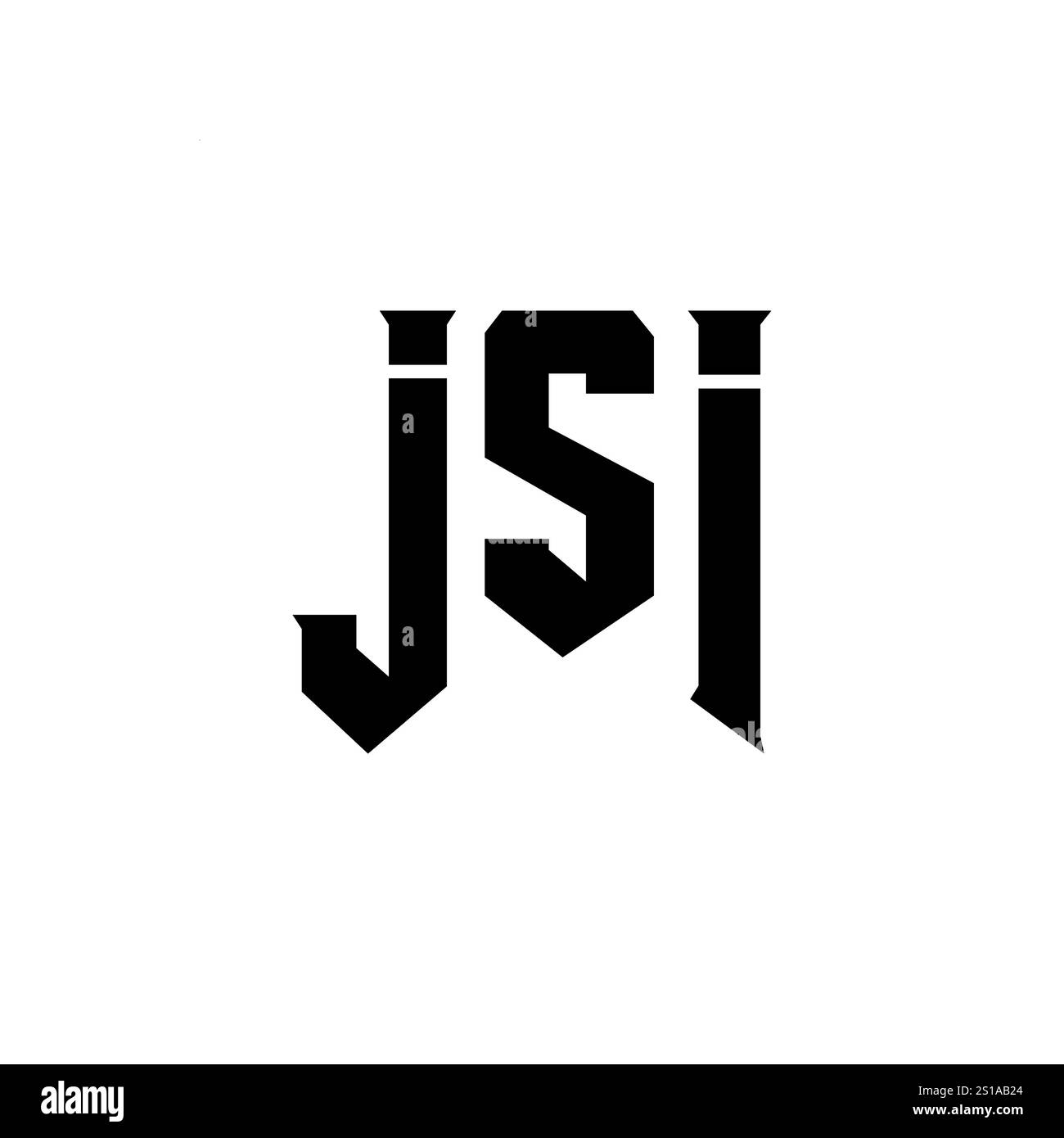 JSI letter logo design for technology company. JSI logo design black ...