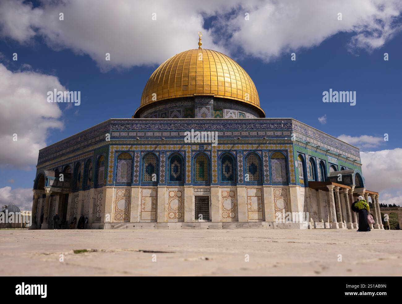 Dome of the Rock, Al-Aqsa mosque compound on the Temple Mount in the ...