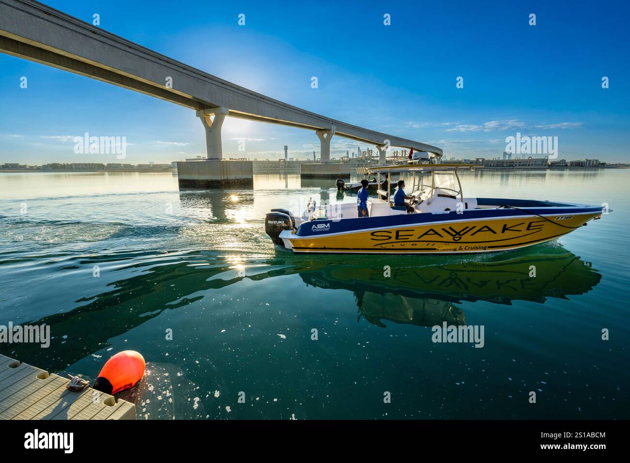 United Arab Emirates, Dubai, Palm Jumeirah artificial island, New Dubai ...