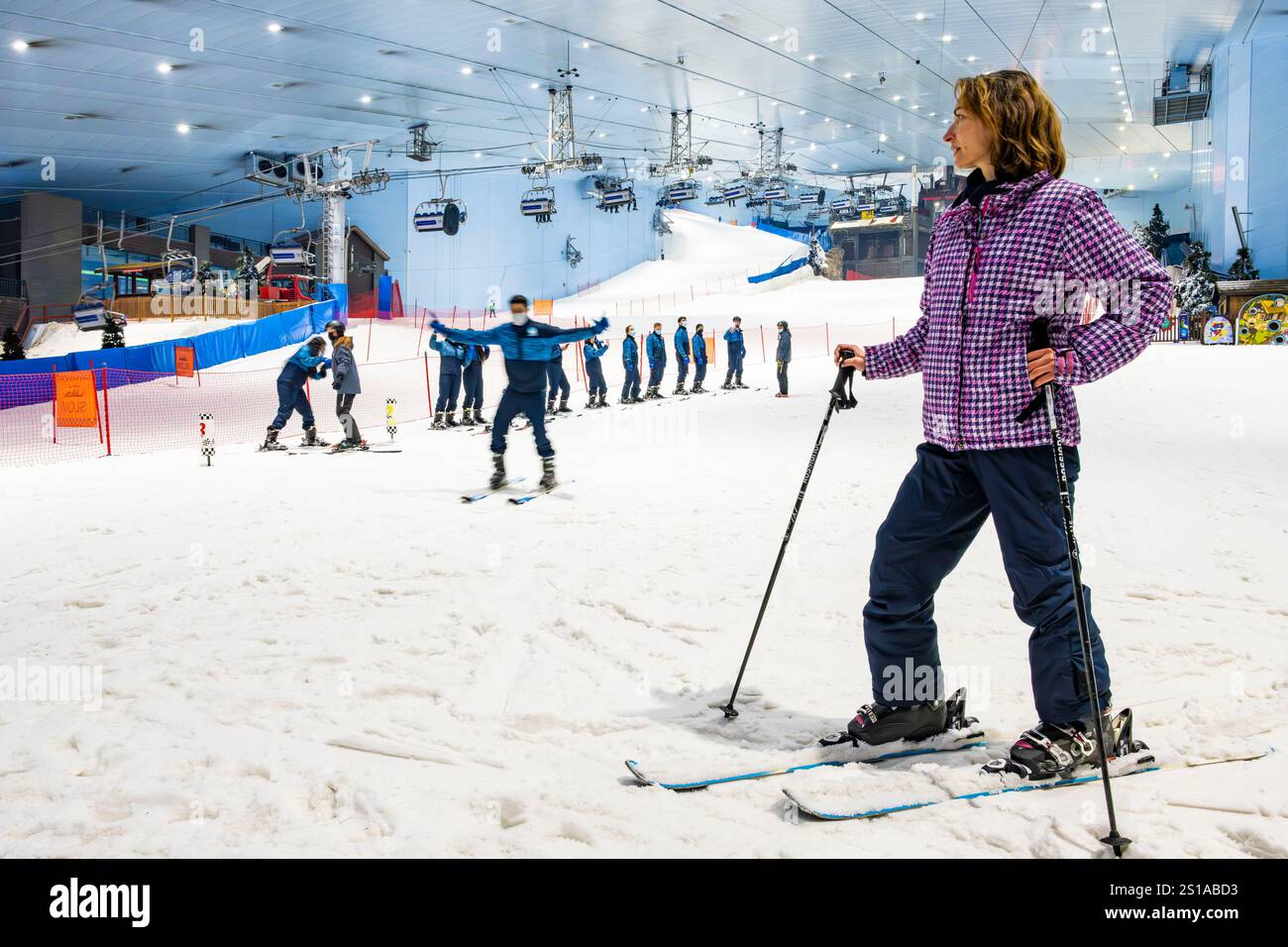 United Arab Emirates, Dubai, Al Barsha 1, Mall of the Emirates, ski ...