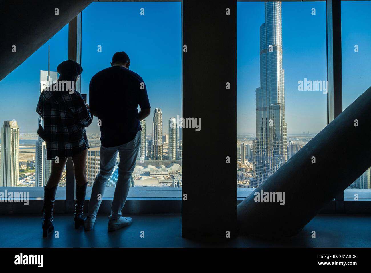 United Arab Emirates, Dubai, Downtown Dubai, Burj Khalifa, world's ...