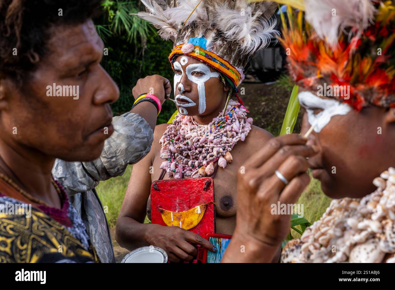 Papua New Guinea, Western Highlands Province, Wahgi Valley, Mount Hagen ...