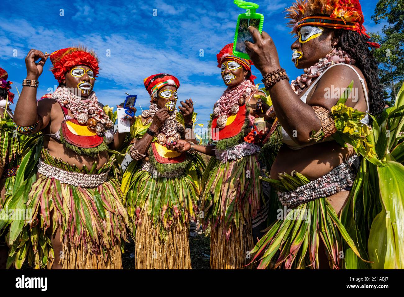 Papua New Guinea, Western Highlands Province, Wahgi Valley, Mount Hagen ...