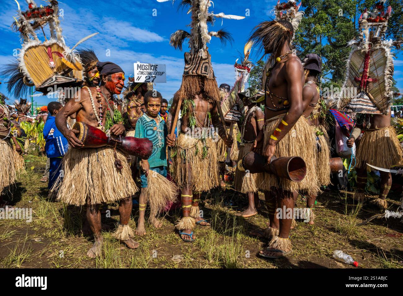 Papua New Guinea, Western Highlands Province, Wahgi Valley, Mount Hagen ...