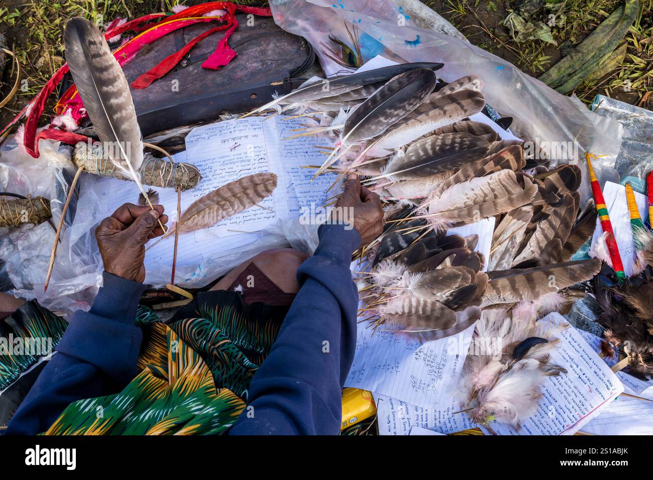 Papua New Guinea, Western Highlands Province, Wahgi Valley, Mount Hagen ...