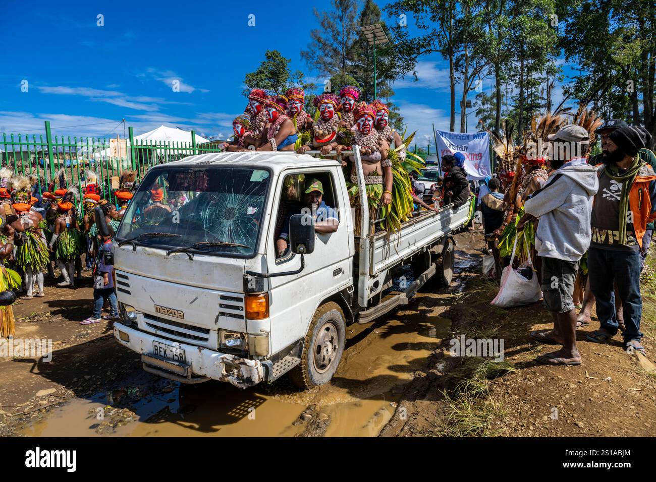 Papua New Guinea, Western Highlands Province, Wahgi Valley, Mount Hagen ...