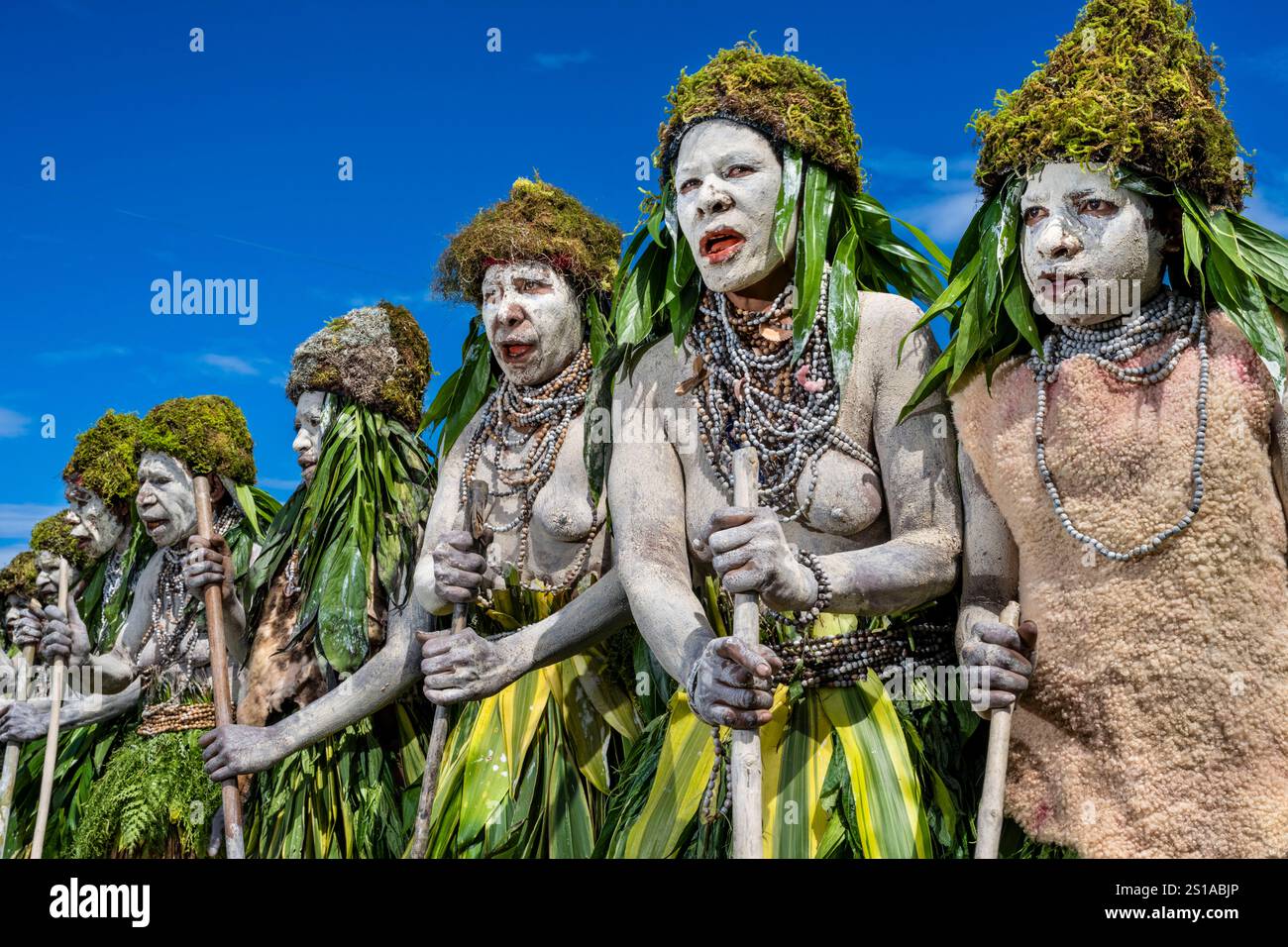 Papua New Guinea, Western Highlands Province, Wahgi Valley, Mount Hagen ...