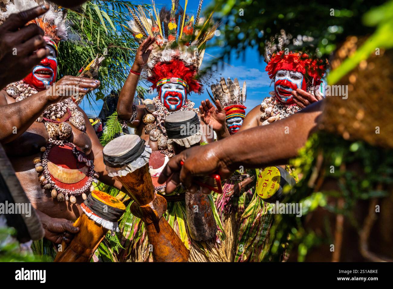 Papua New Guinea, Western Highlands Province, Wahgi Valley, Mount Hagen ...
