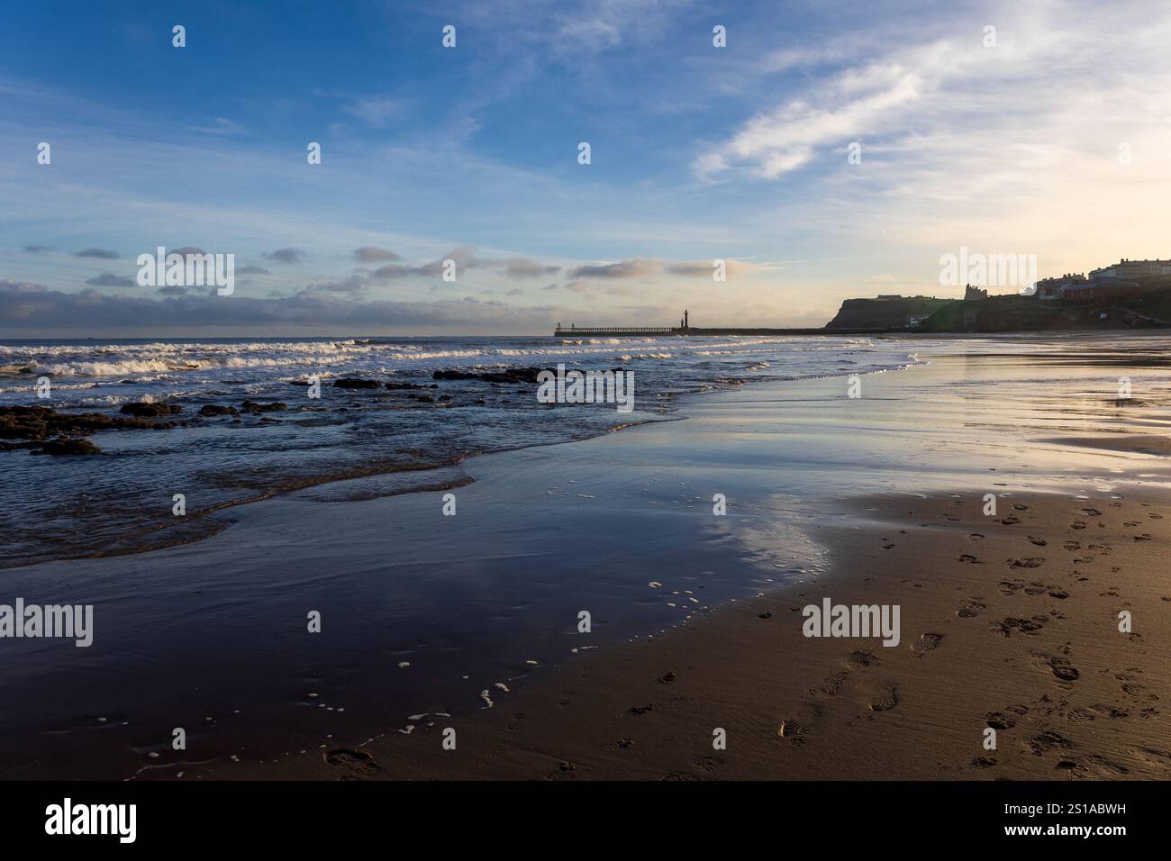 Whitby is a popular seaside town on the east coast of England famous ...