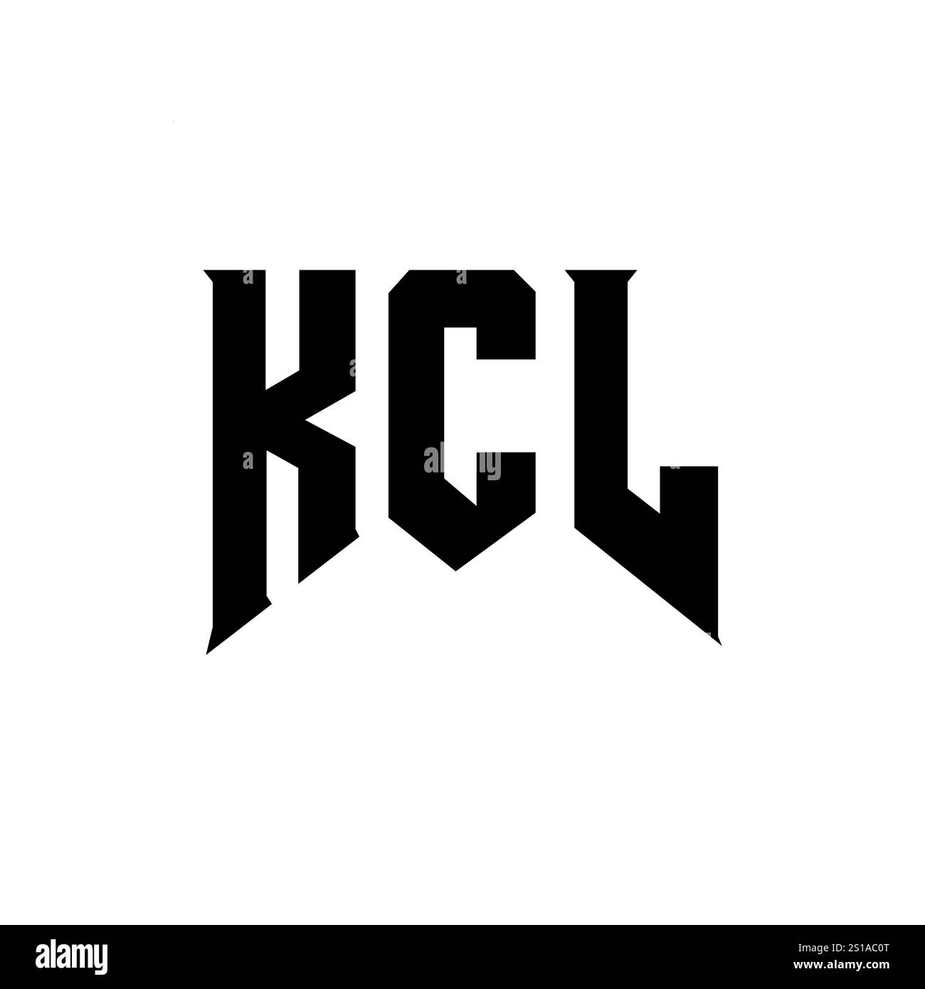 KCL letter logo design for technology company. KCL logo design black and white color combination ...