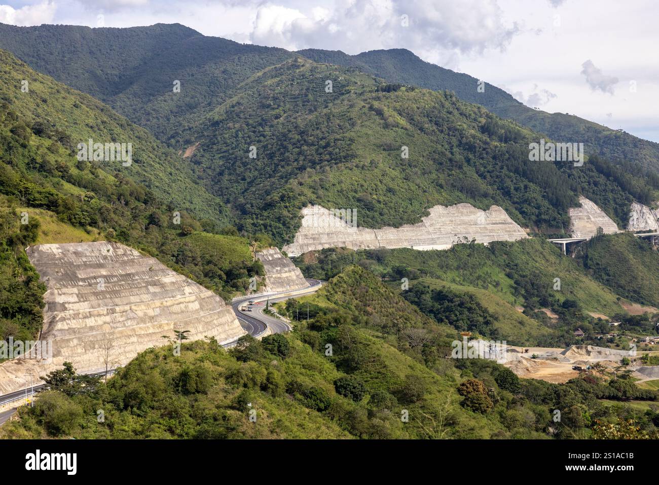 Colombia, Department of Antioquia, Construction of the Pacifico 1 ...