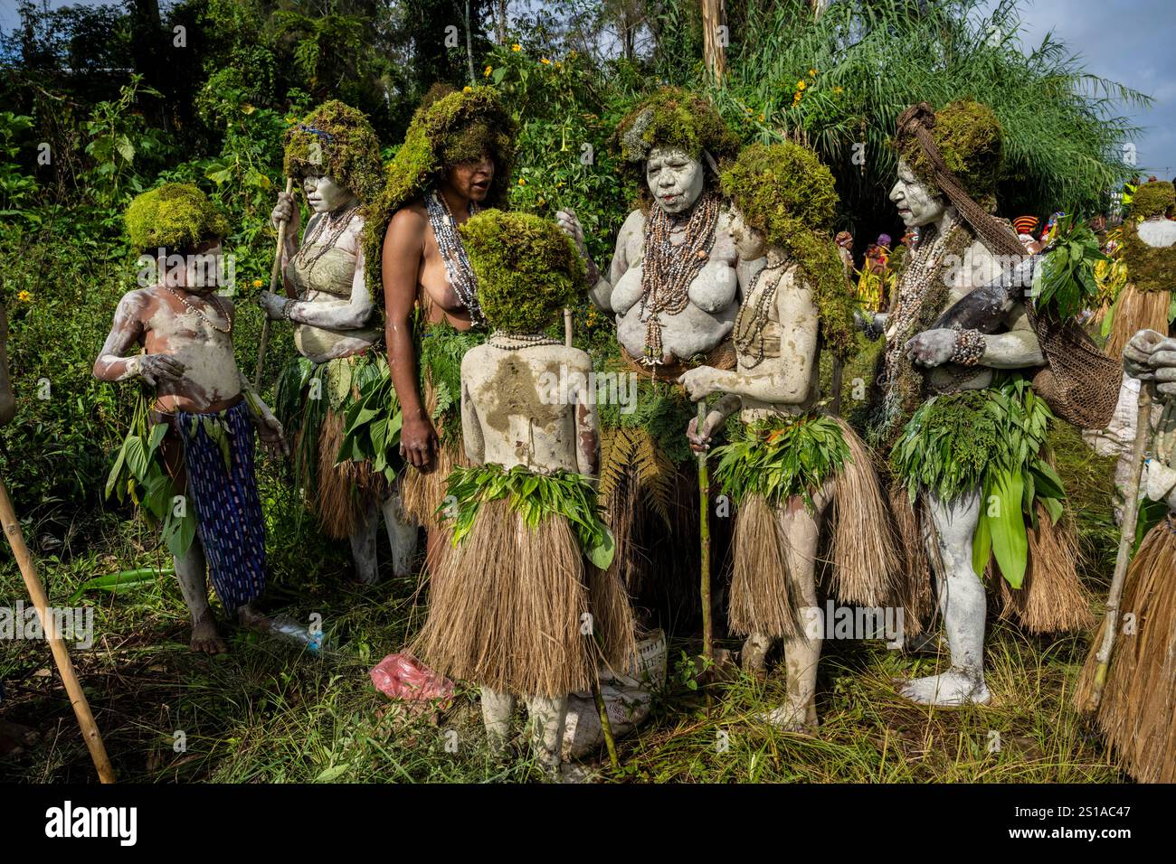 Papua New Guinea, Western Highlands Province, Wahgi Valley, Mount Hagen ...