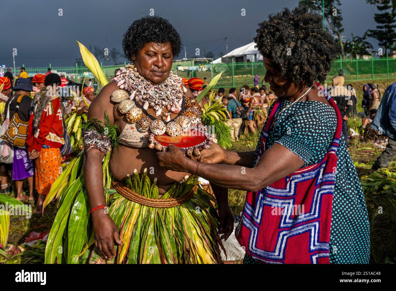 Papua New Guinea, Western Highlands Province, Wahgi Valley, Mount Hagen ...