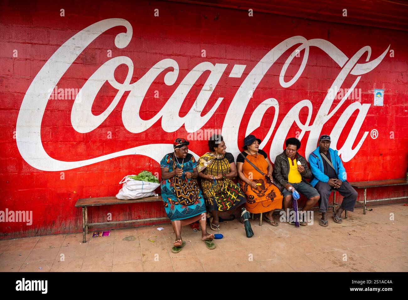 Papua New Guinea, Western Highlands Province, Wahgi Valley, Mount Hagen ...