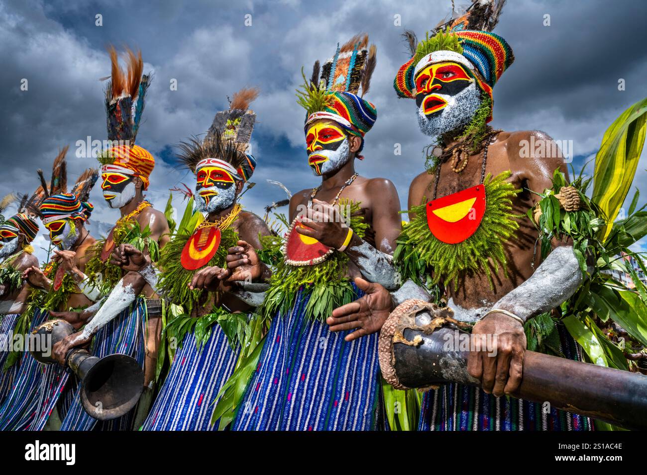 Papua New Guinea, Western Highlands Province, Wahgi Valley, Mount Hagen ...