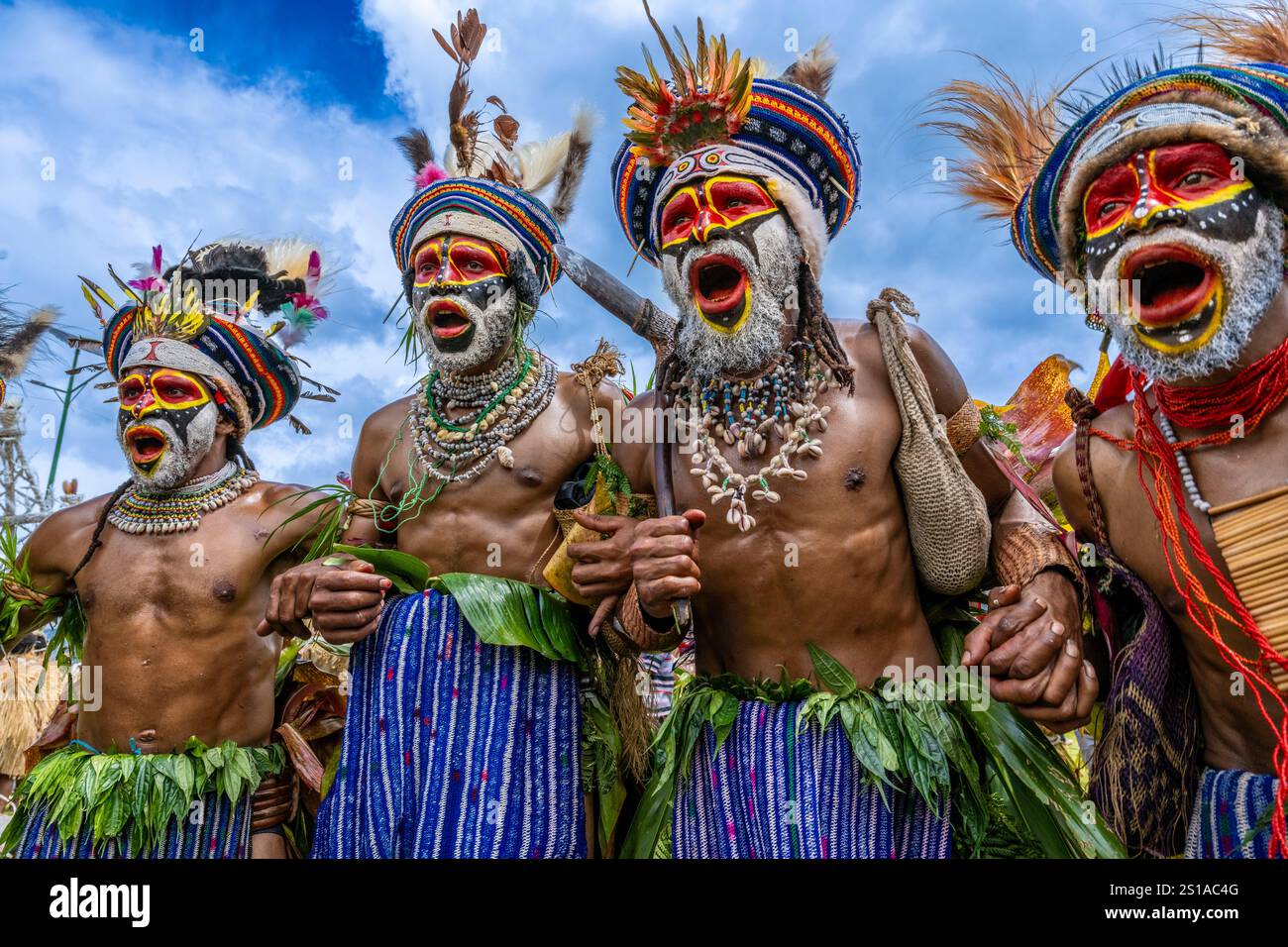 Papua New Guinea, Western Highlands Province, Wahgi Valley, Mount Hagen ...