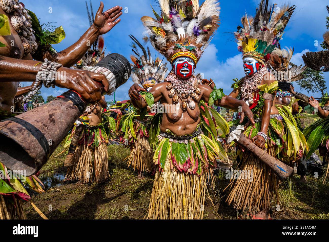 Papua New Guinea, Western Highlands Province, Wahgi Valley, Mount Hagen ...