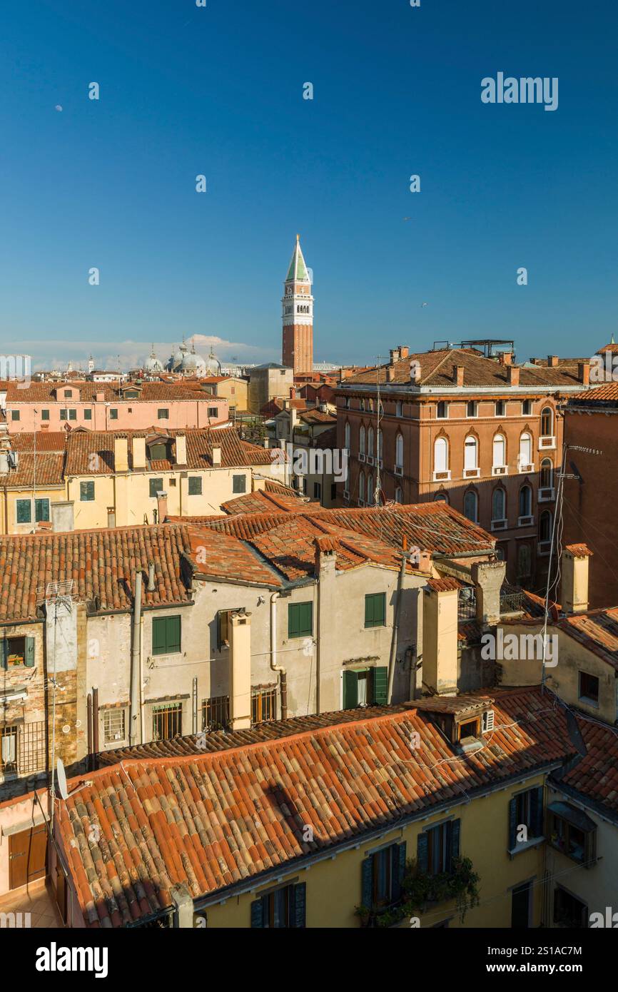 Italy, Veneto, Venice, listed as World Heritage by UNESCO, aerial view ...
