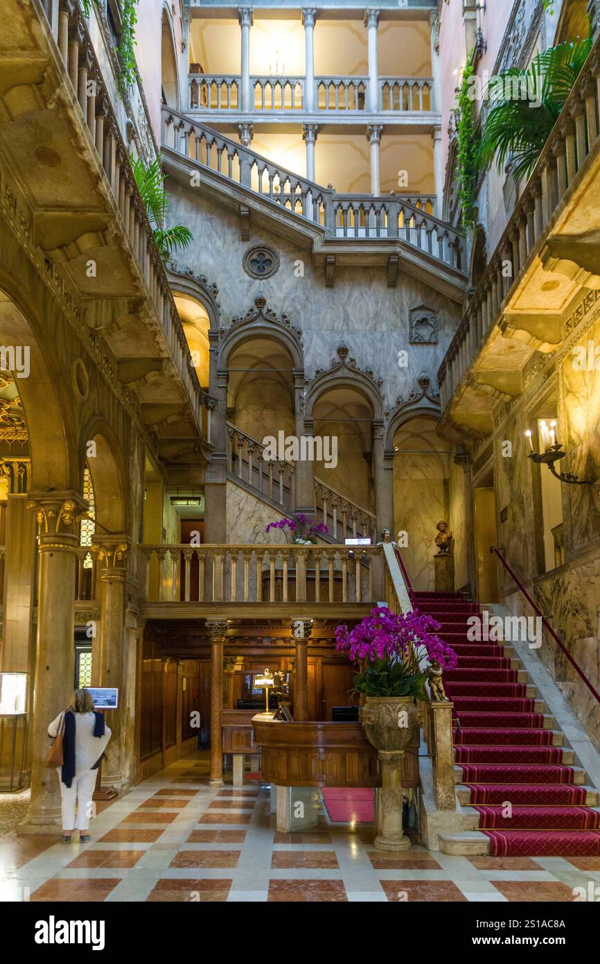 Italy, Veneto, Venice, listed as World Heritage by UNESCO, welcome ...