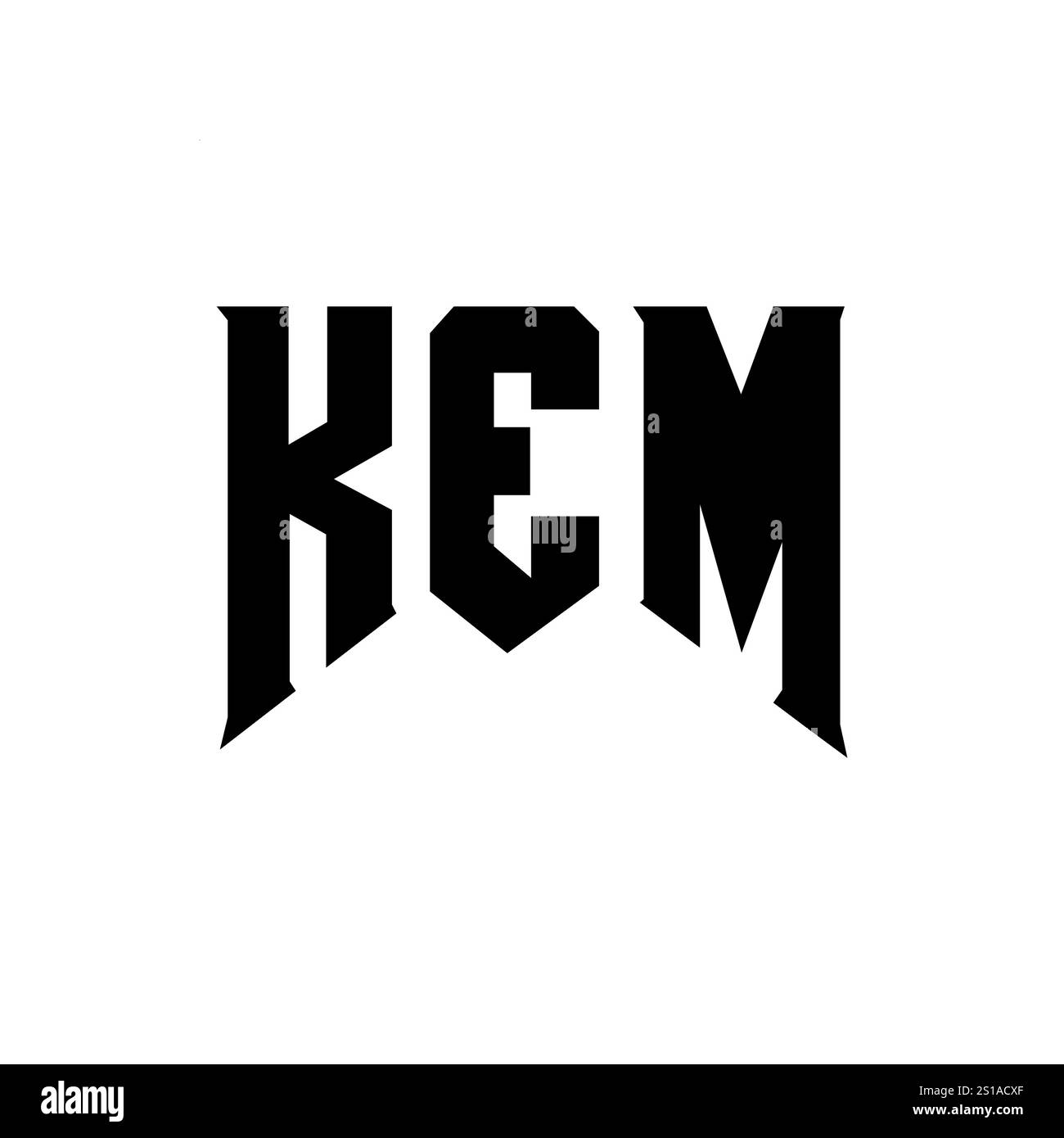 KEM letter logo design for technology company. KEM logo design black ...