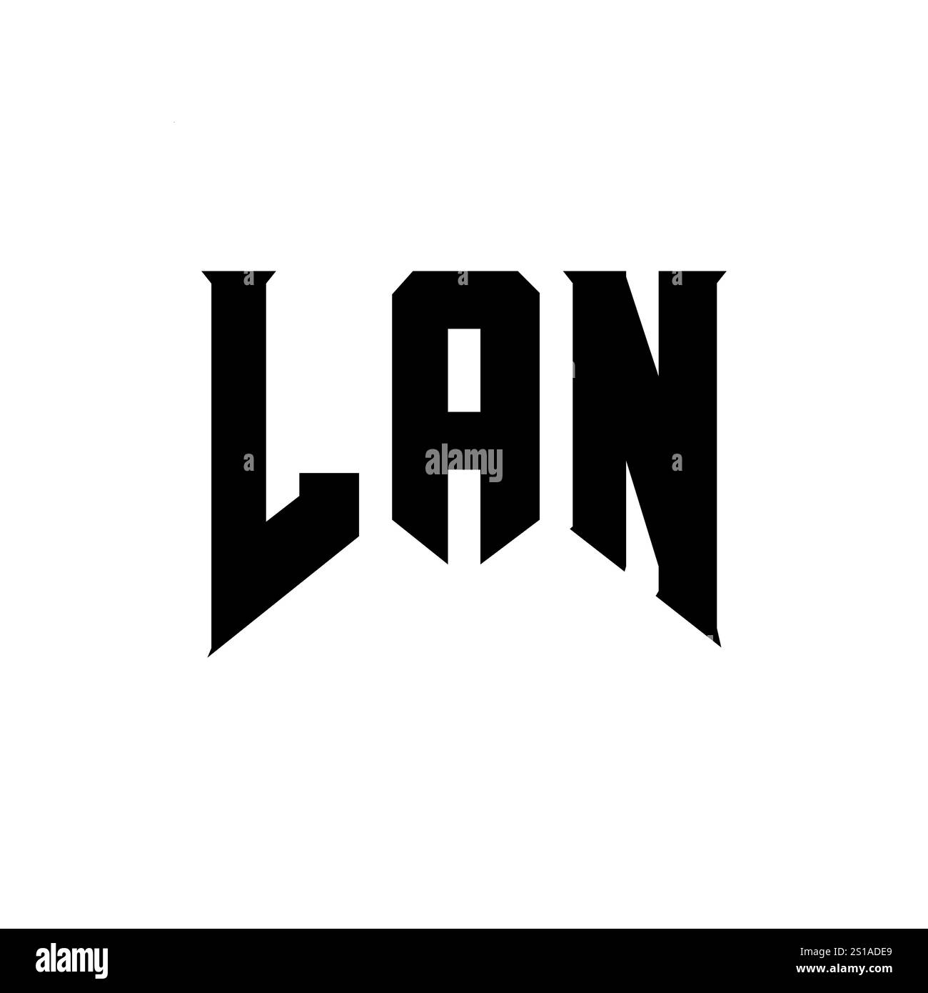 Lan business company logo Stock Vector Images - Alamy
