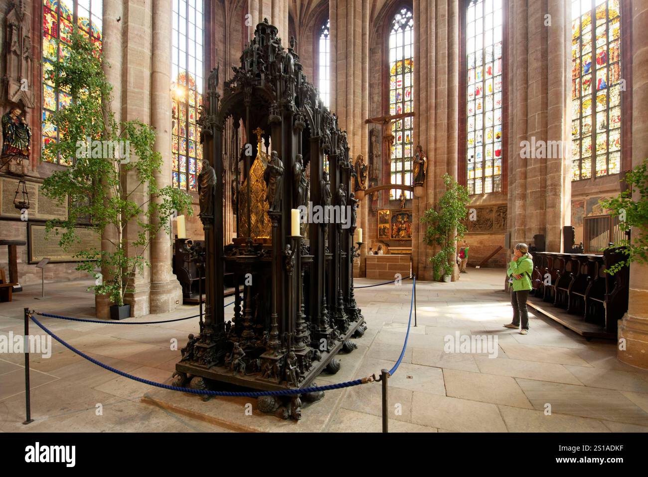 Germany, Bavaria, Franconia, Nuremberg, old town, Sebalduskirche ...