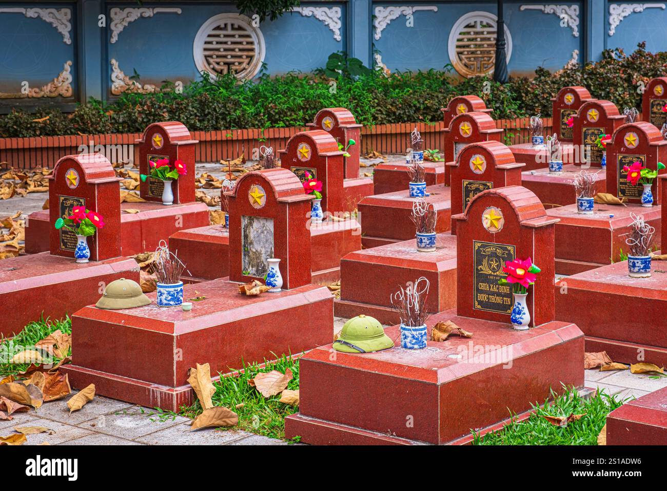 Vietnam, Ha Giang Province, Ha Giang, cemetery of the Martyrs who ...