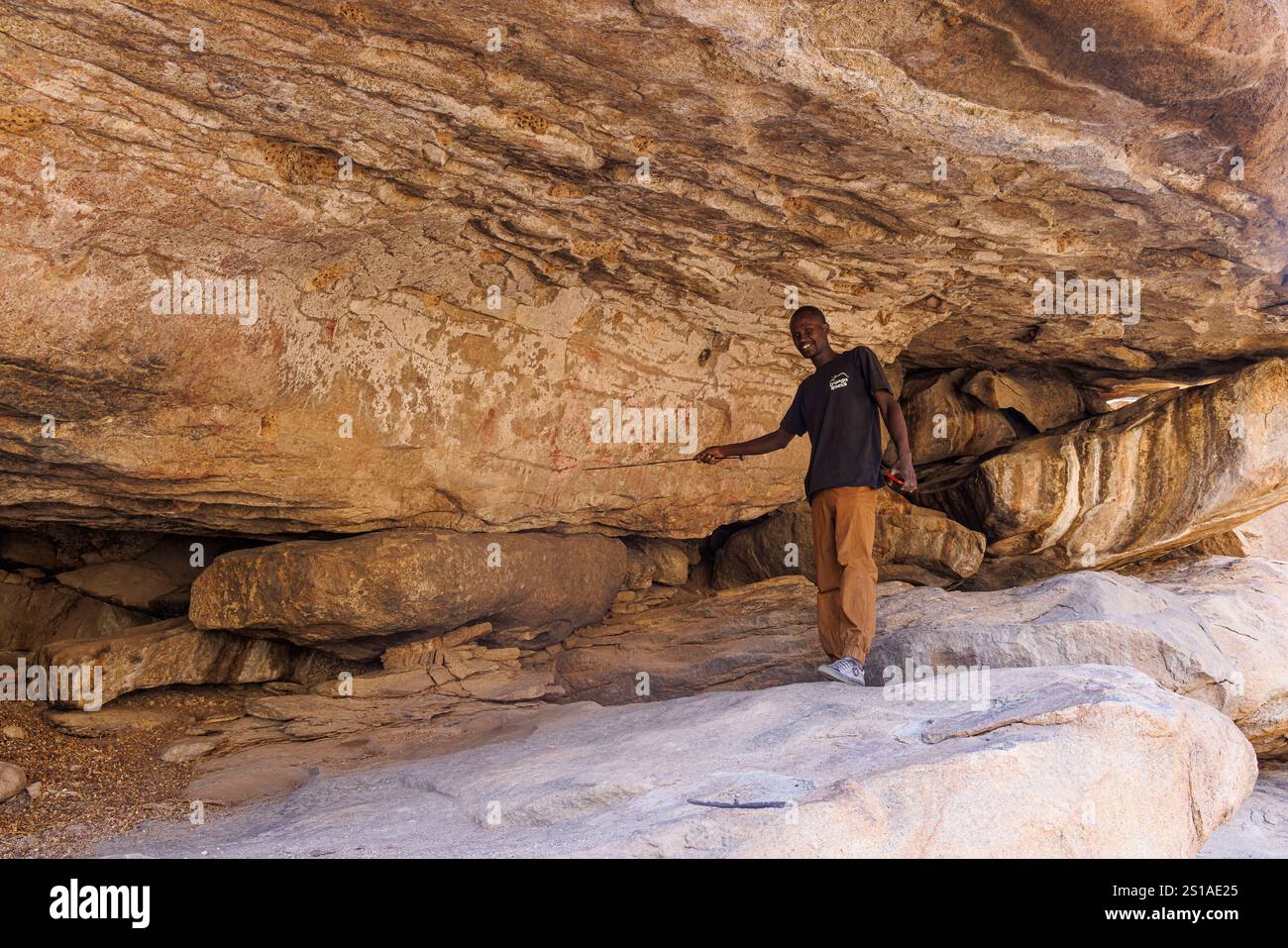 Namibia, Erongo district, Omaruru, Erongo mountains, John Erongo rock ...