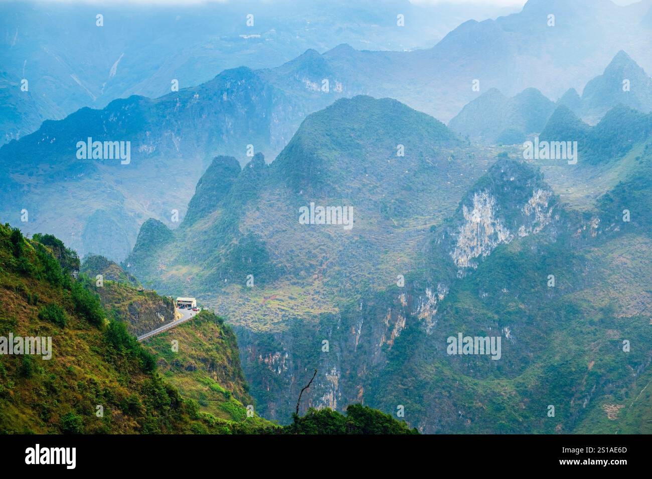 Vietnam, Ha Giang Province, Dong Van Karst Plateau Geopark, Meo Vac ...