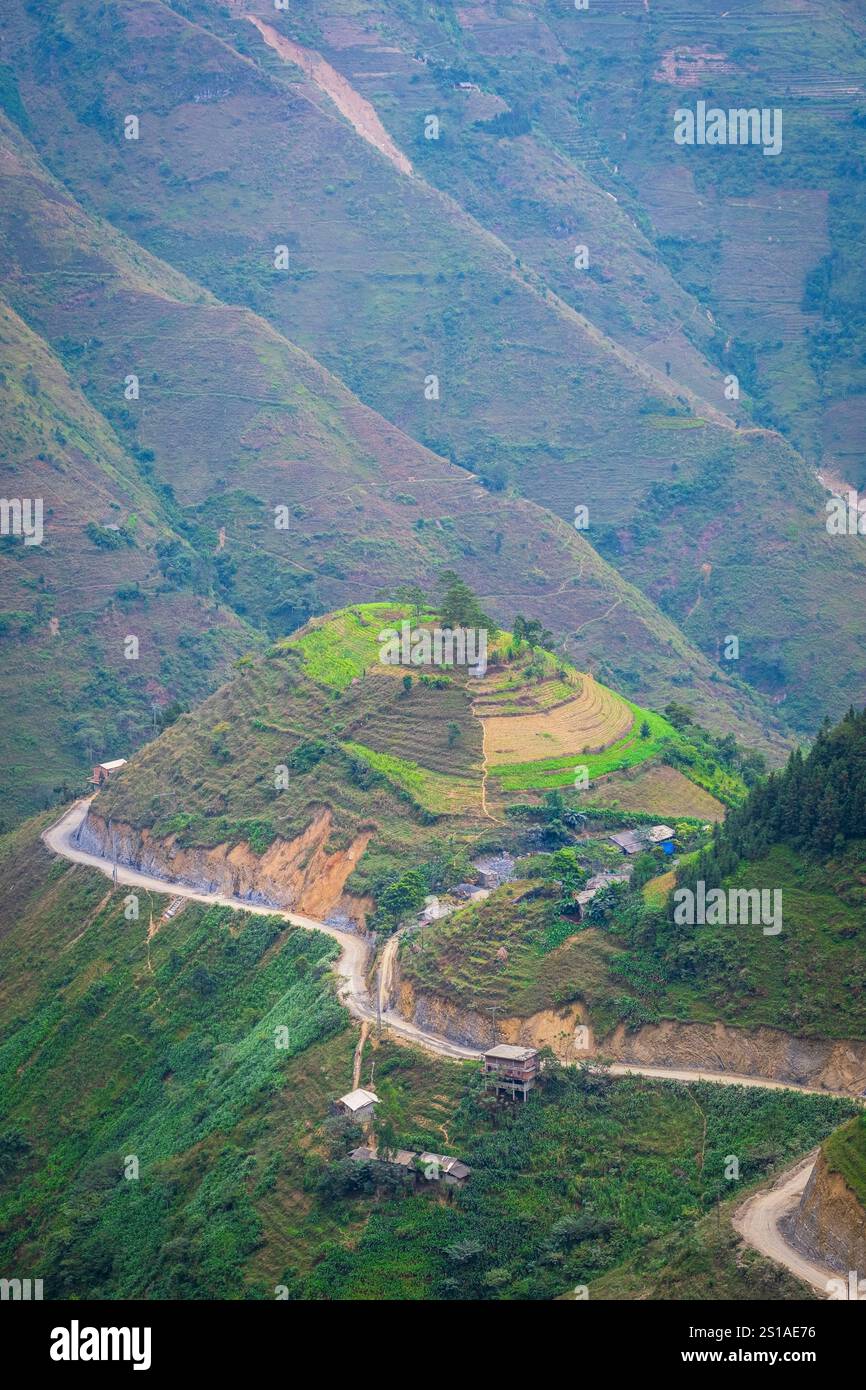 Vietnam, Ha Giang Province, Dong Van Karst Plateau Geopark, Meo Vac ...
