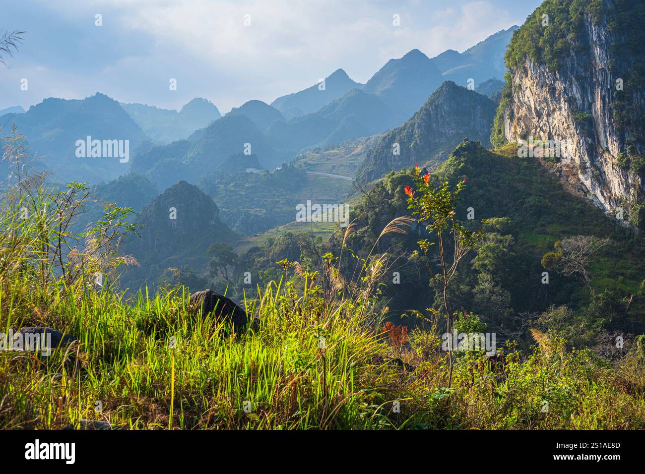 Vietnam, Ha Giang Province, Dong Van Karst Plateau Geopark, Dong Van ...