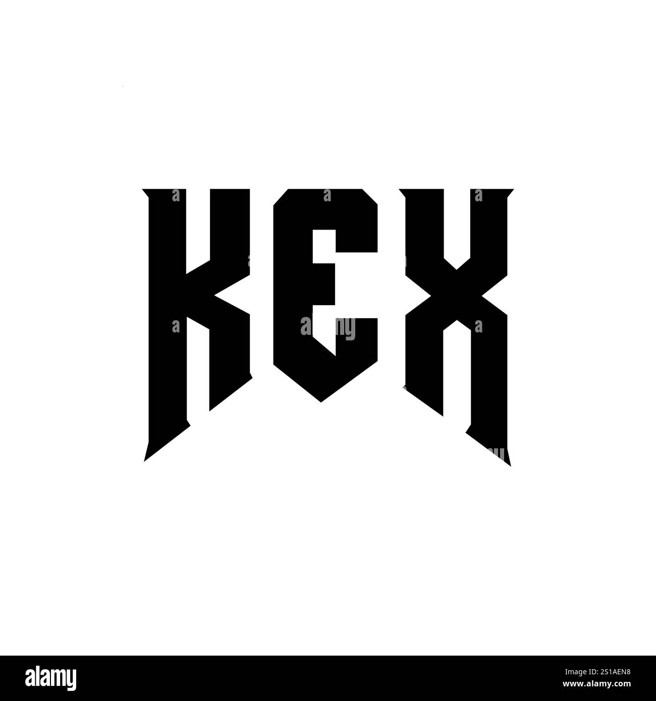 Kex logo design Stock Vector Images - Alamy
