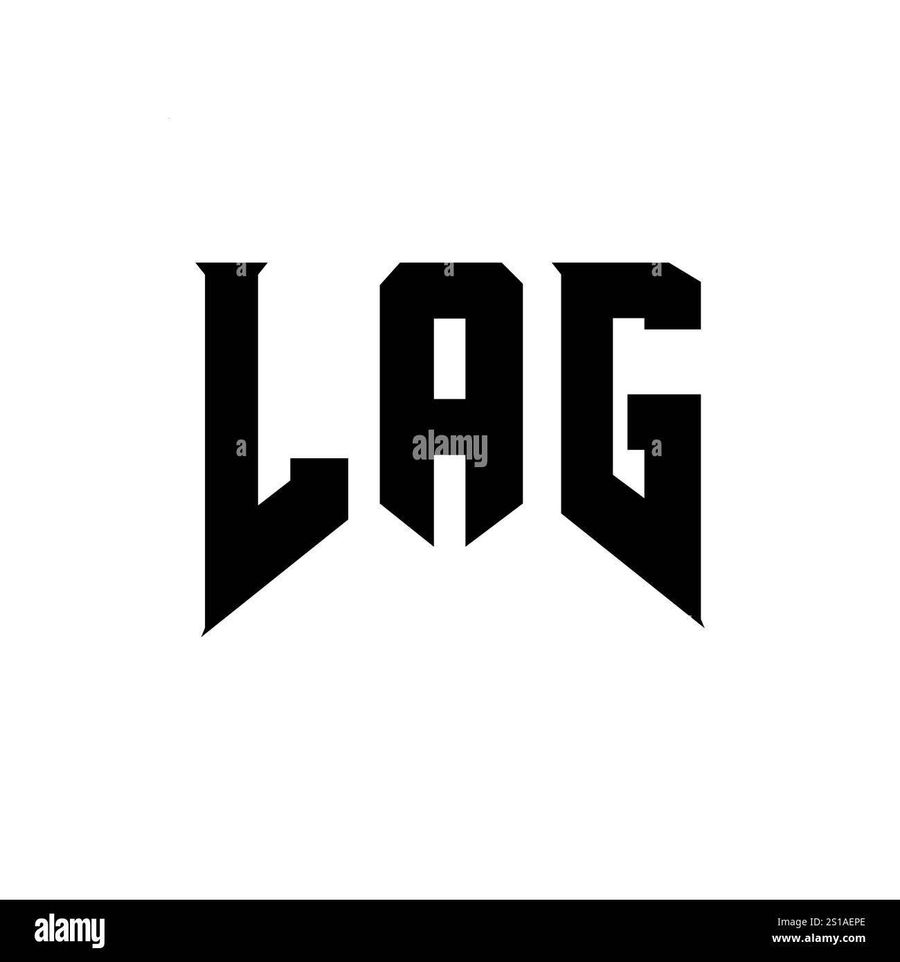 Lag logo design Black and White Stock Photos & Images - Alamy