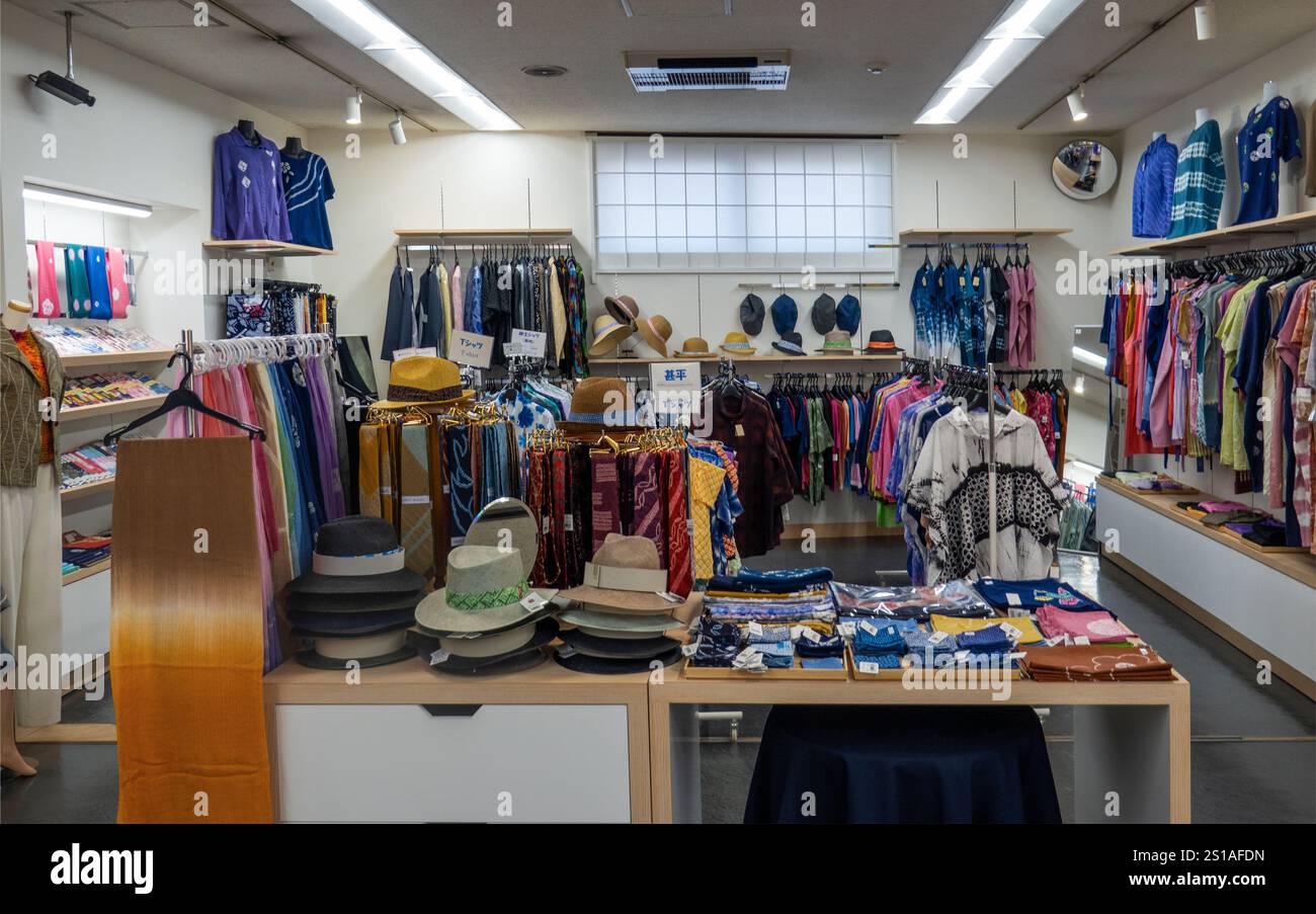 Arimatsu Narumi Shibori tie dyeing museum in Arimatsu Nagoya Japan ...